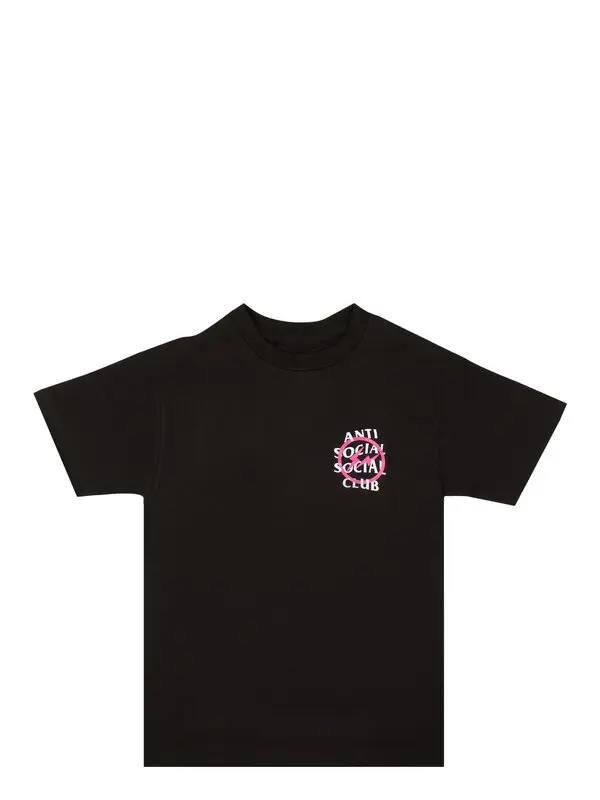 ANTI SOCIAL SOCIAL CLUB X Fragment Design Pink Bolt Tee - Black