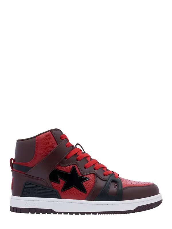 BAPE Sta 93 Hi Sneakers - Red
