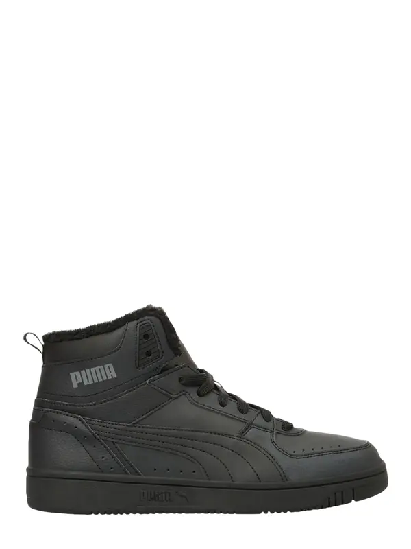 PUMA Rebound Joy Fur High-top Sneakers - Black