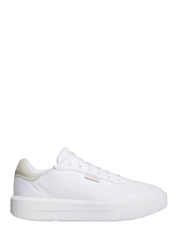 PUMA Court Platform Cln Gold Metallic - White