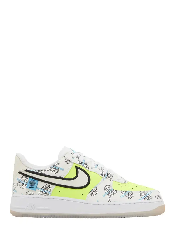 Nike Air Force 1 '07 Lv8 'worldwide Pack Katakana' Sneakers - Green