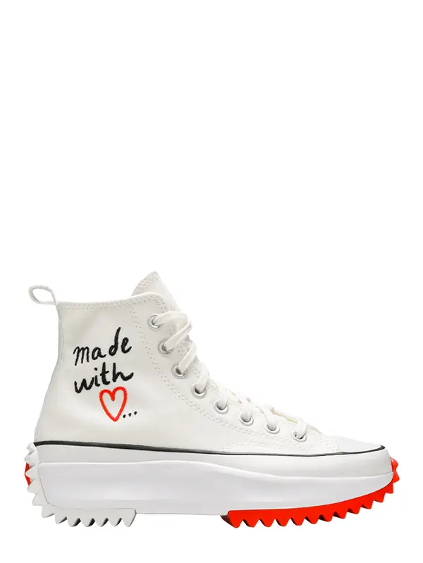 CONVERSE Run Star Hike High 'made With Love' Sneakers - White