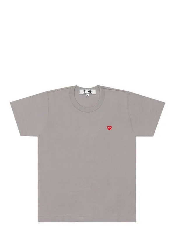 Play Comme Des Garcon Small Heart T-shirt - Grey