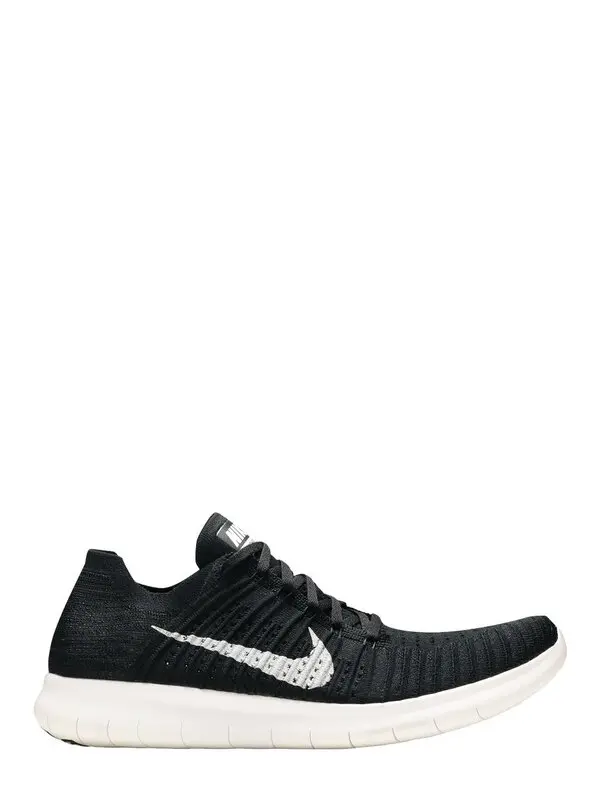 Nike Free Rn Flyknit Sneakers - Black
