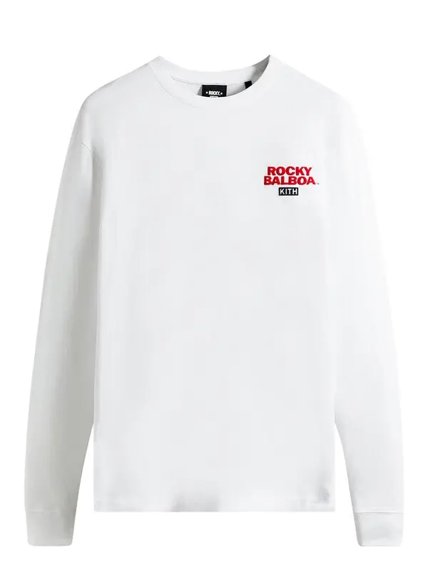 Kith For Rocky Go The Distance Long-sleeve Tee - White