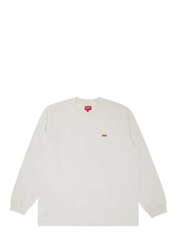 Supreme Small Box Long-sleeve Tee 'oatmeal - Tan