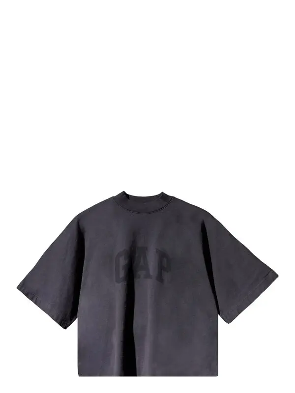 Yeezy Cropped Dove No Seam Tee - Black