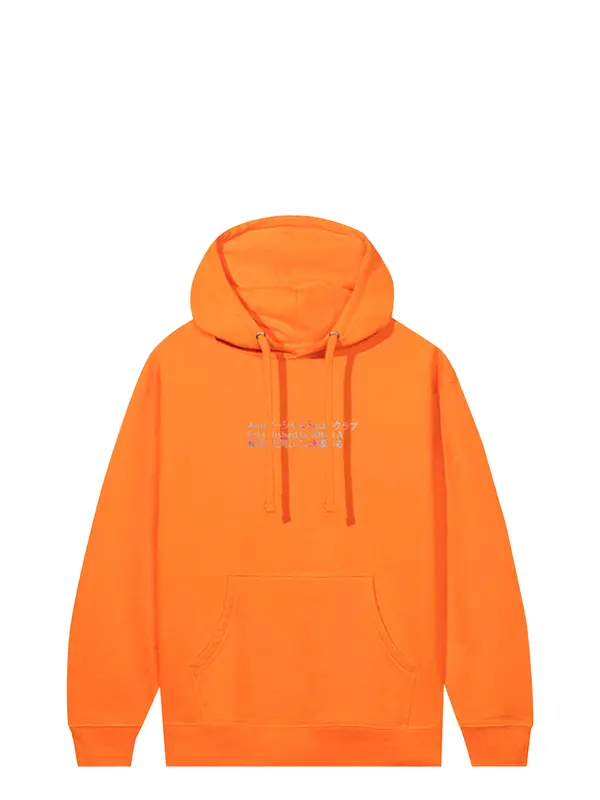 ANTI SOCIAL SOCIAL CLUB Temporary Memory Hoodie - Orange