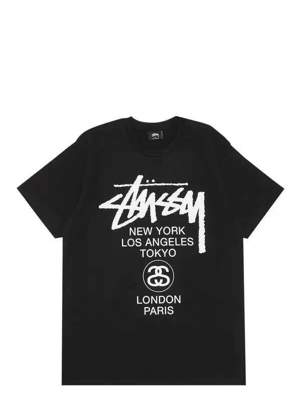 StÜssy World Tour Tee - Black