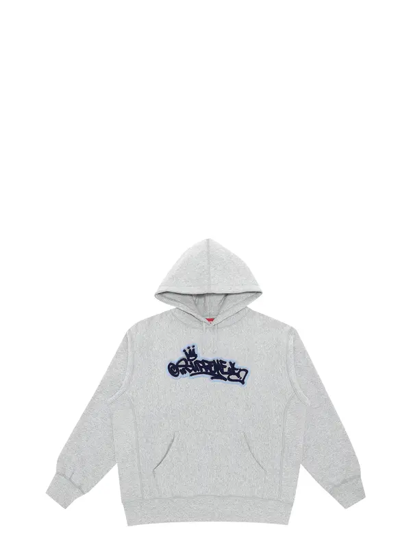Supreme Handstyle Hooded Sweatshirt - Grey