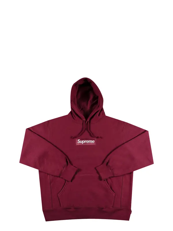 Supreme Box Logo Hooded Sweatshirt - Purple