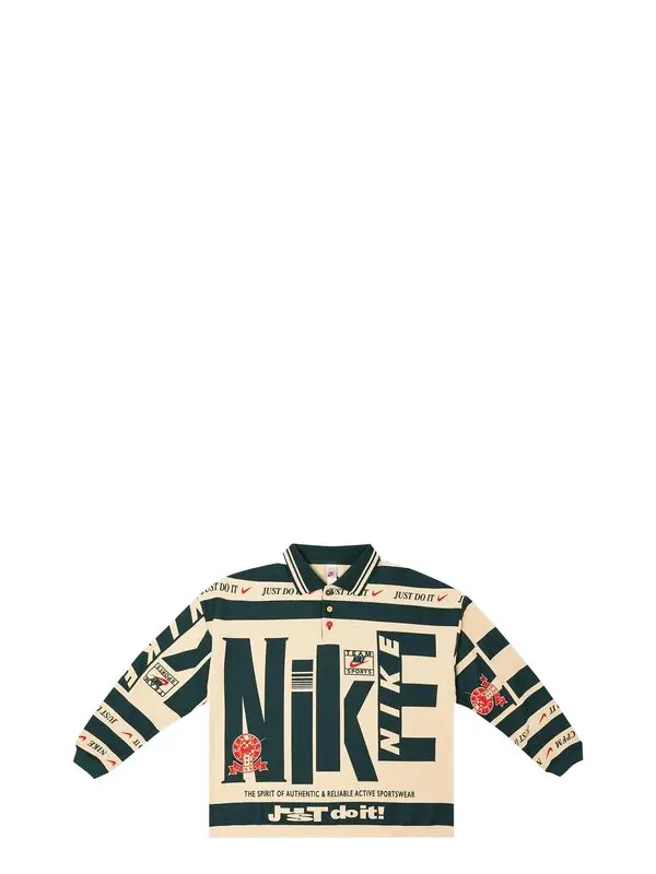 Nike X Cactus Plant Flea Market Long-sleeve Polo - Cream