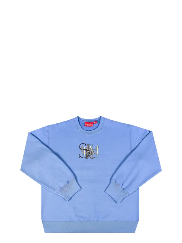 Supreme Overlap Crewneck 'light - Blue