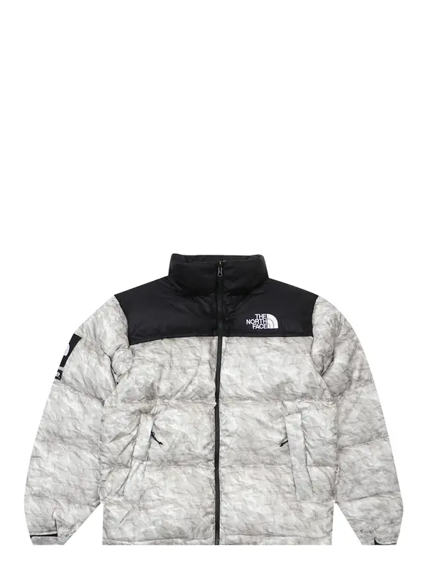 Supreme X The North Face Nuptse Jacket - Grey