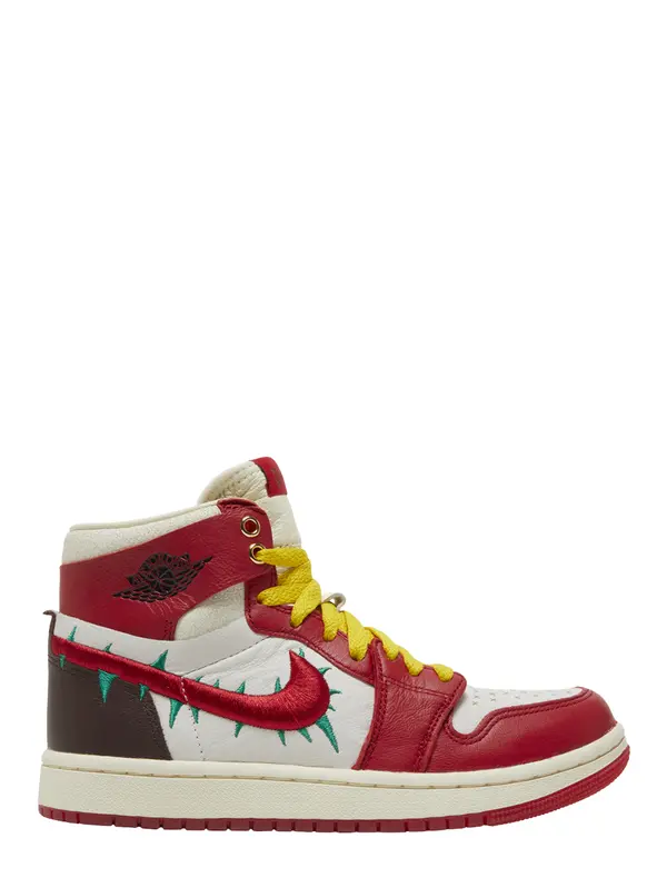 JORDAN 1 High Zoom Comfort 2 'a Rose From Harlem' Sneakers - Red