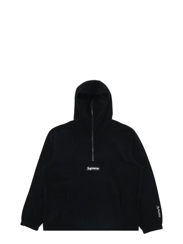 Supreme X Polartec Facemask Half Zip Pullover - Black