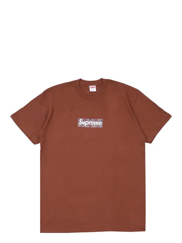 Supreme Bandana Box Logo Tee - Brown