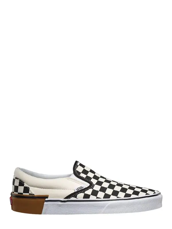 VANS Classic Slip-on Checkerboard Gum Block - Black