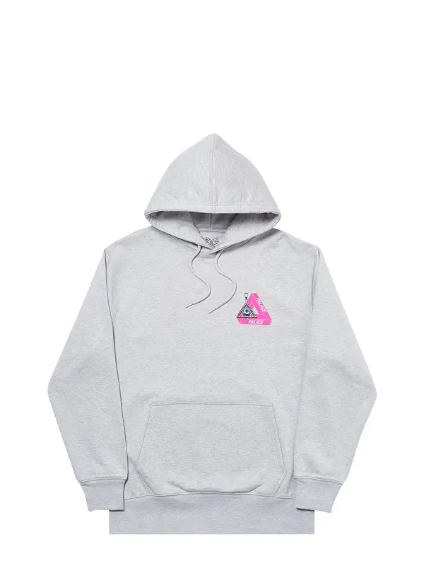 PALACE Tri-smiler Hood - Grey