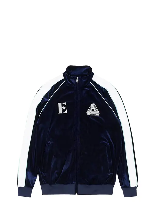 PALACE X Elton John Velour Track Top 'navy - Blue