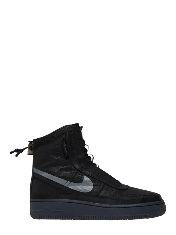Nike Force 1 High Shell Sneakers - Black