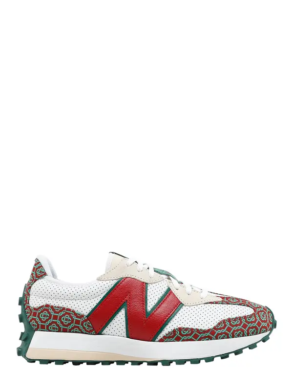 NEW BALANCE Casablanca X 327 Monogram Sneaker - Red