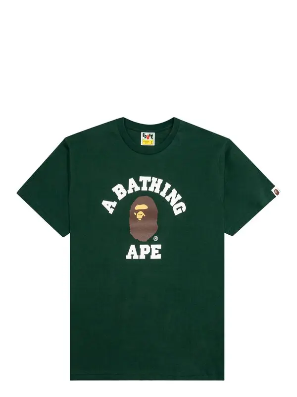 A BATHING APE College Tee - Green