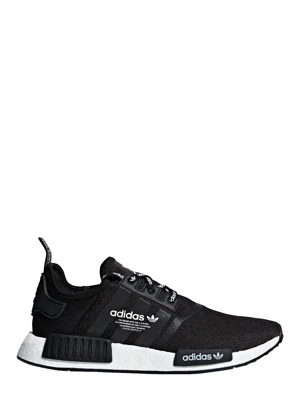 Adidas Nmd_r1 'logo Pack' Sneakers - Black