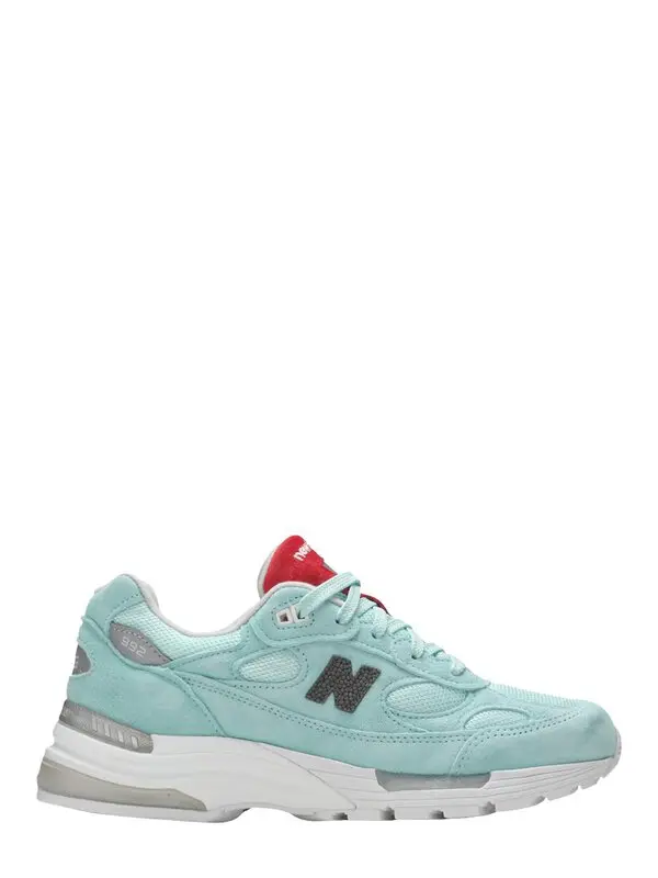 NEW BALANCE Kith X 992 Light Reef Sneakers - Teal