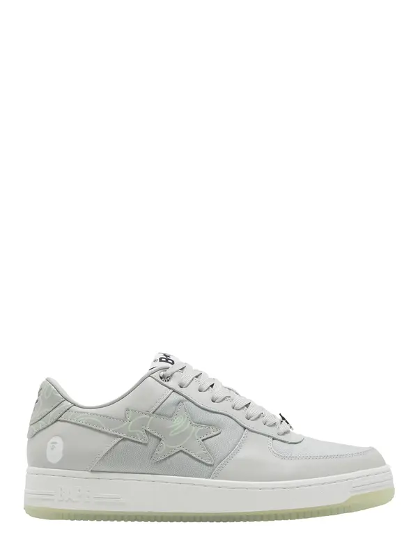 BAPE Text Code Camo Bapesta Sneakers - Grey