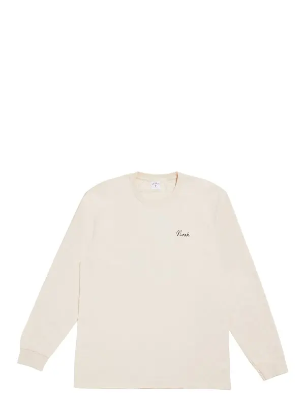 NOAH Long-sleeve Mountain Tee - Cream