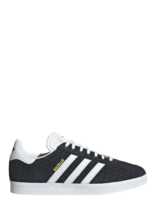 Adidas Gazelle 'allover Debossed Trefoils - Black