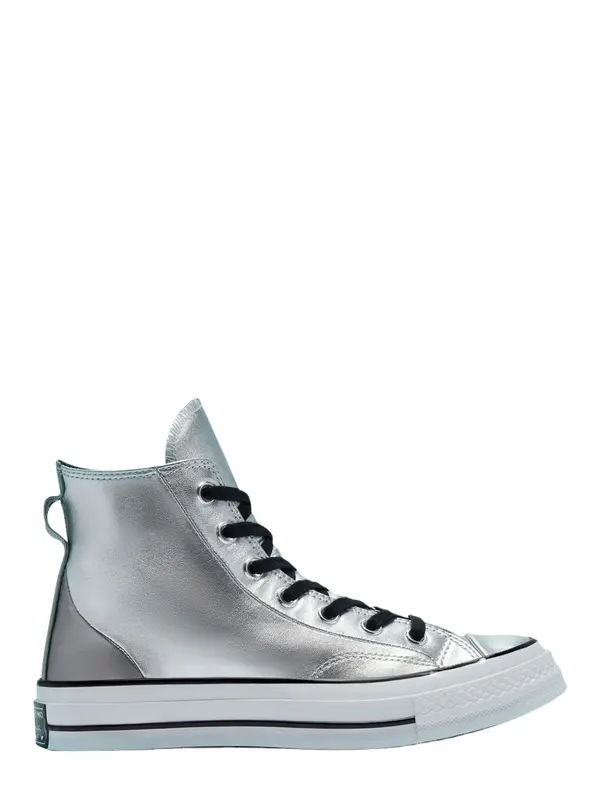 CONVERSE Chuck 70 High Diamond Metal Sneakers - Silver