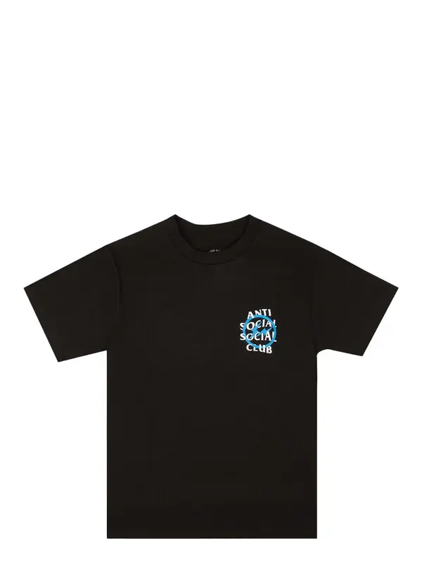 ANTI SOCIAL SOCIAL CLUB X Fragment Design Blue Bolt Tee - Black