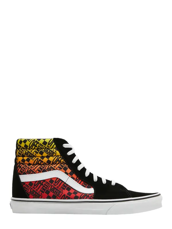 VANS Sk8-hi Logo Flame Sneakers - Black