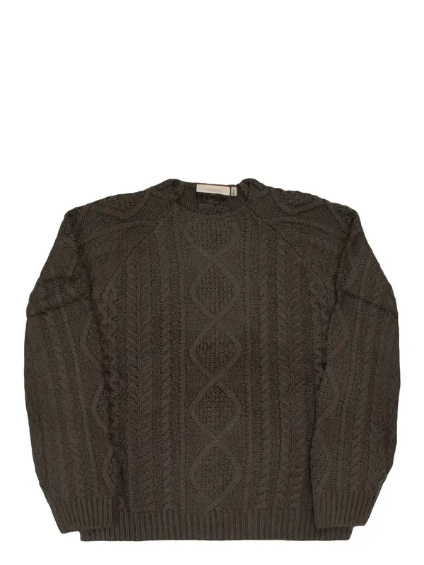 Fear Of God Cable Knit Pullover - Black