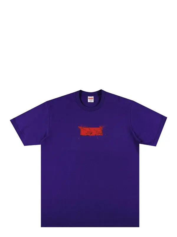 Supreme Ralph Steadman Box Logo Tee - Purple