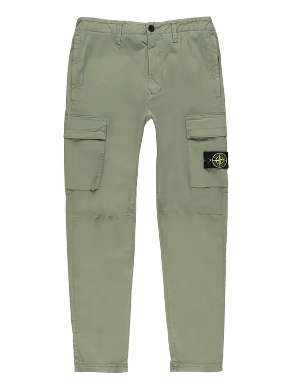 Stone Island Cargo Twill Trousers - Green