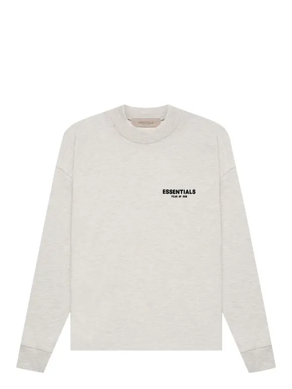 Fear Of God Long-sleeve Tee 'light Oatmeal - Grey
