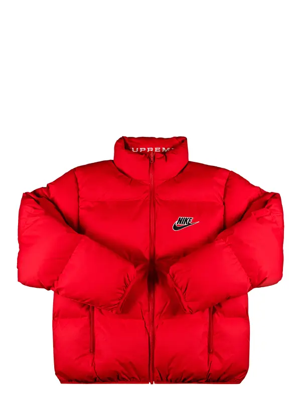 Supreme X Nike Reversible Puffy Jacket - Red