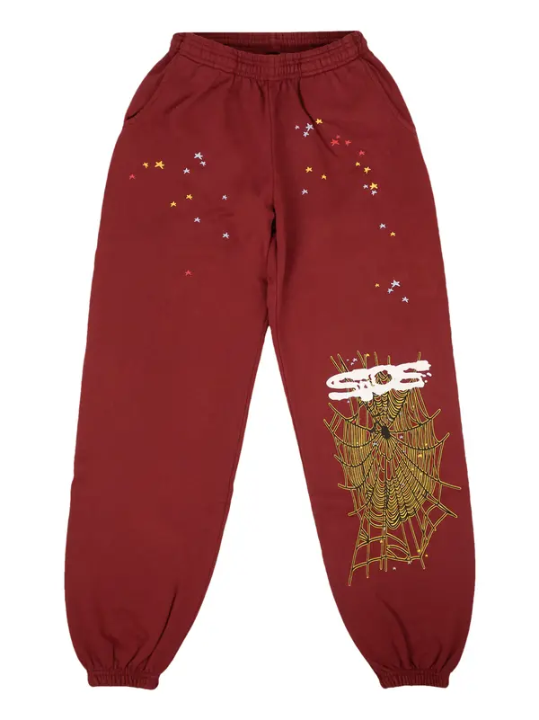 SP5DER Sweatpants - Red