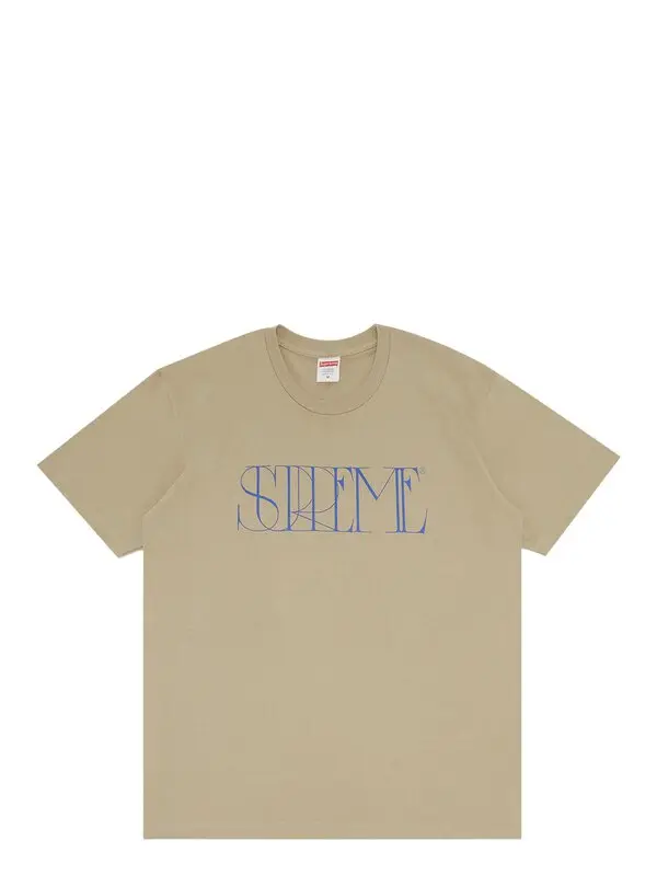Supreme Trademark Tee 'stone - Tan