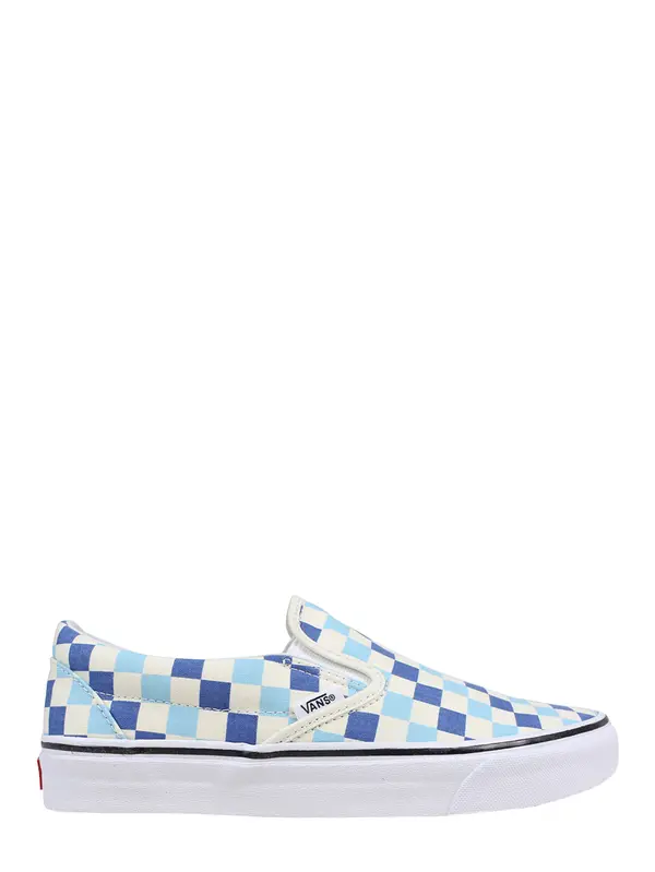 VANS Checkerboard Slip-on Sneakers - Blue