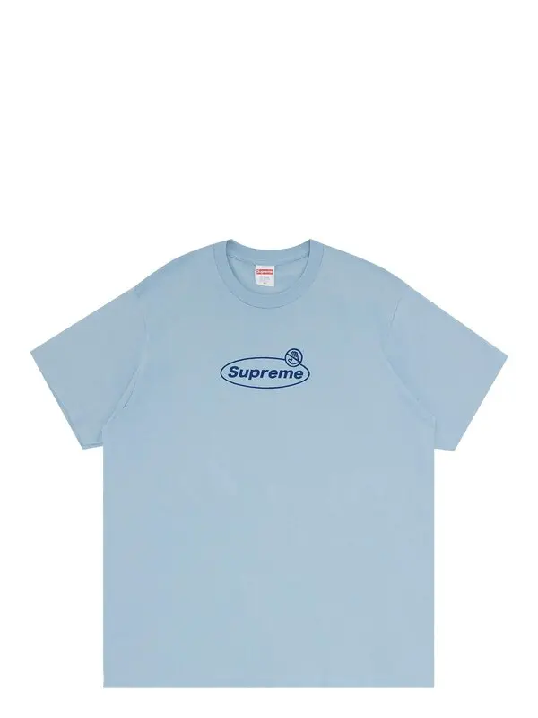 Supreme Warning Tee 'dusty - Blue