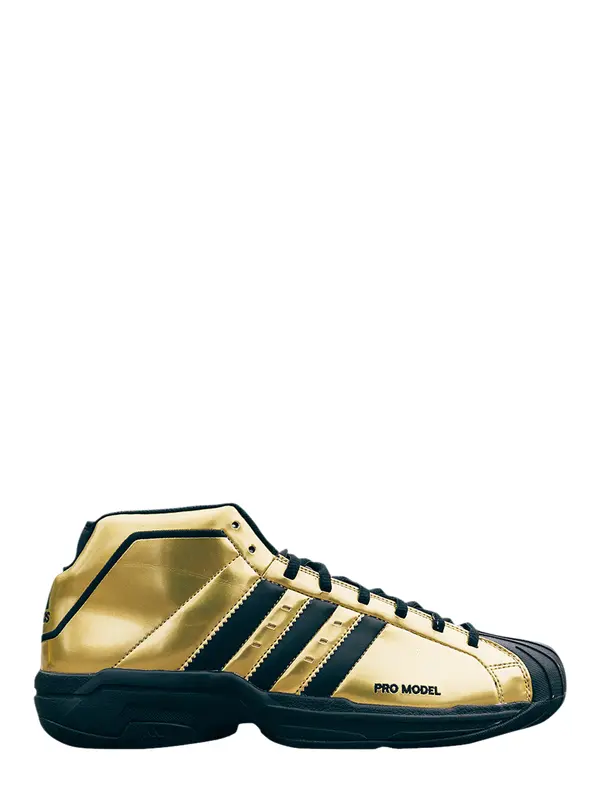Adidas Pro Model 2g Metallic Sneakers - Gold