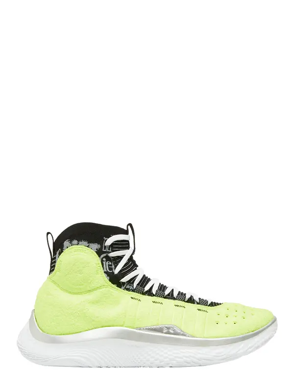 CURRY BRAND Diet Starts Monday X Curry 4 Flotro Tennis Ball Sneakers - Green