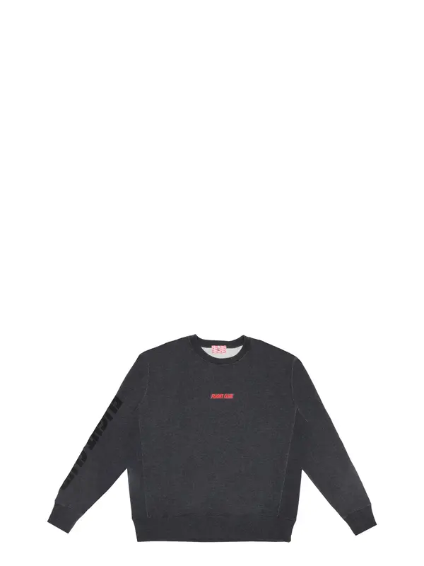 FLIGHT CLUB Logo Crewneck - Grey