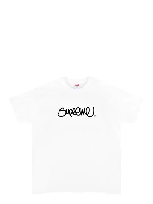 Supreme Handstyle Tee - White