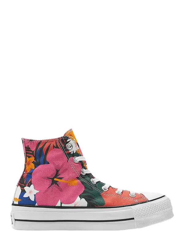 CONVERSE Chuck Taylor All Star Lift High Paradise Print - Pink