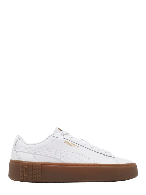 PUMA Smash Platform V2 Gum Sneakers - White